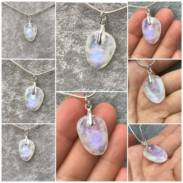 Pendentif avec reflets mauve - Mes Pierres Naturelles Pendentif avec reflets mauve - Mes Pierres Naturelles